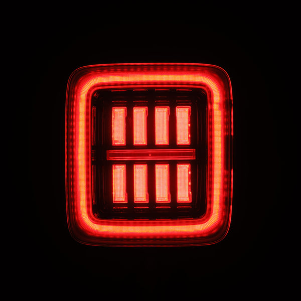 Jeep 18-25 Wrangler JL Nova Series Prism Led Tail Light Alpha Black ...